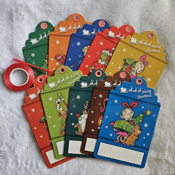 Dr. Seuss | Holiday | Dr Seuss Christmas Gift Tags Set | Poshmark